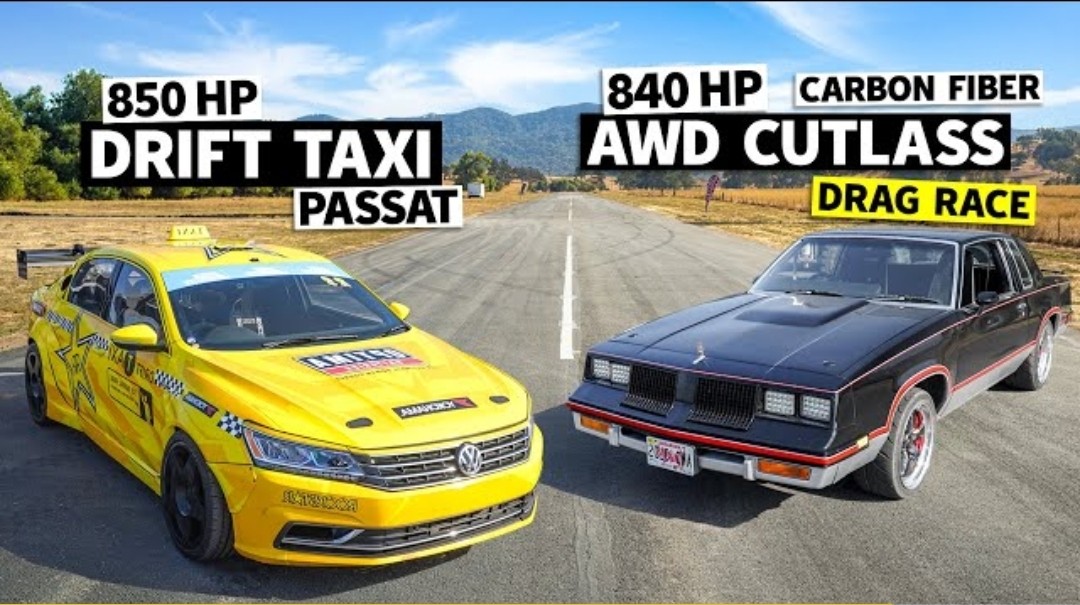 AWD Swapped, Supercharged V8 Cutlass vs. Tanner Foust’s 850hp Drift ...