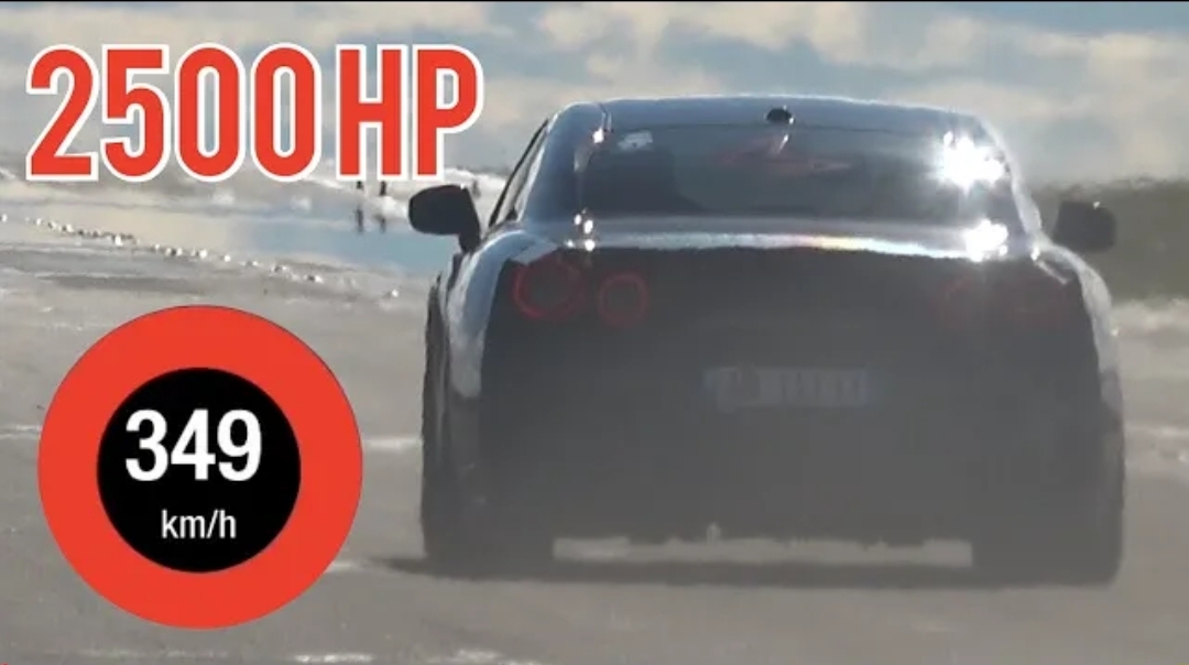 2500 HP Nissan GT-R R35 Acceleration 0-350 km/h & Fast Speed - tuned by ...