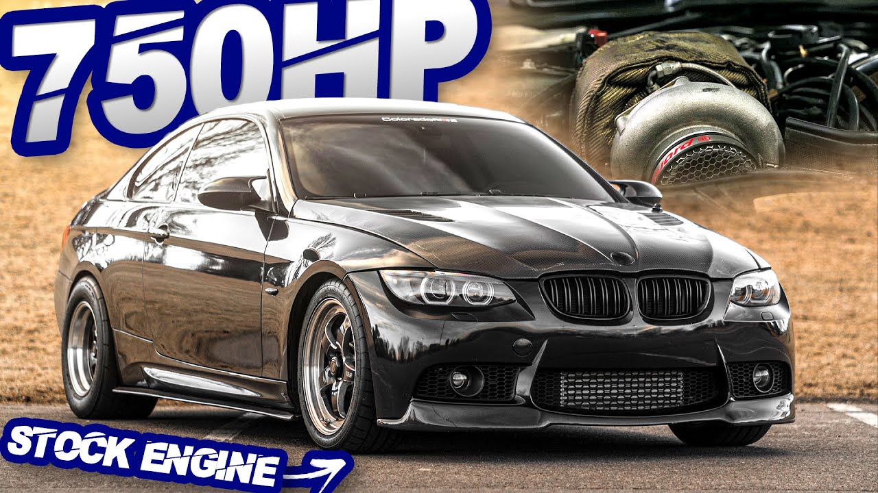 750HP BMW 335i on STOCK MOTOR GAPS Domestics on the Street! (Stick ...