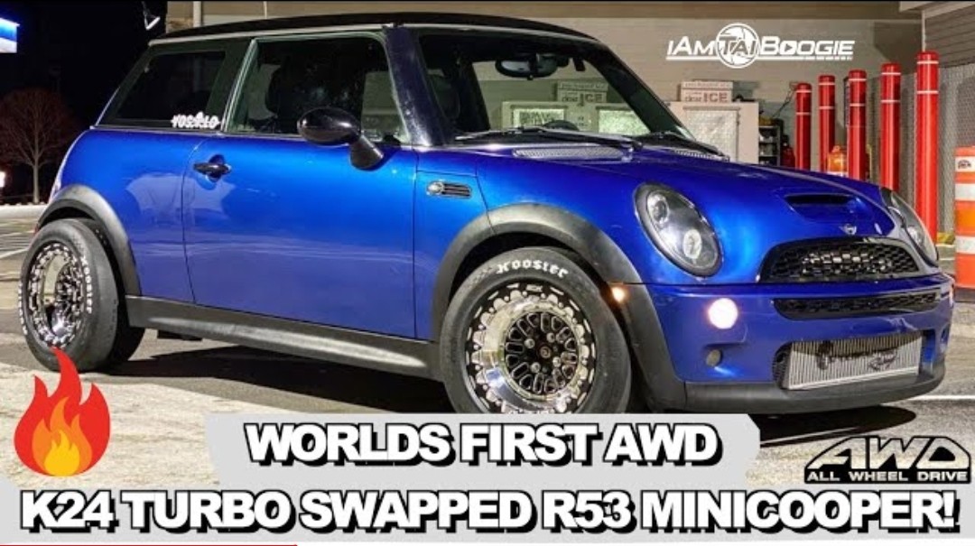 Worlds First K-Swapped AWD K24 Turbo R53 Mini Cooper!