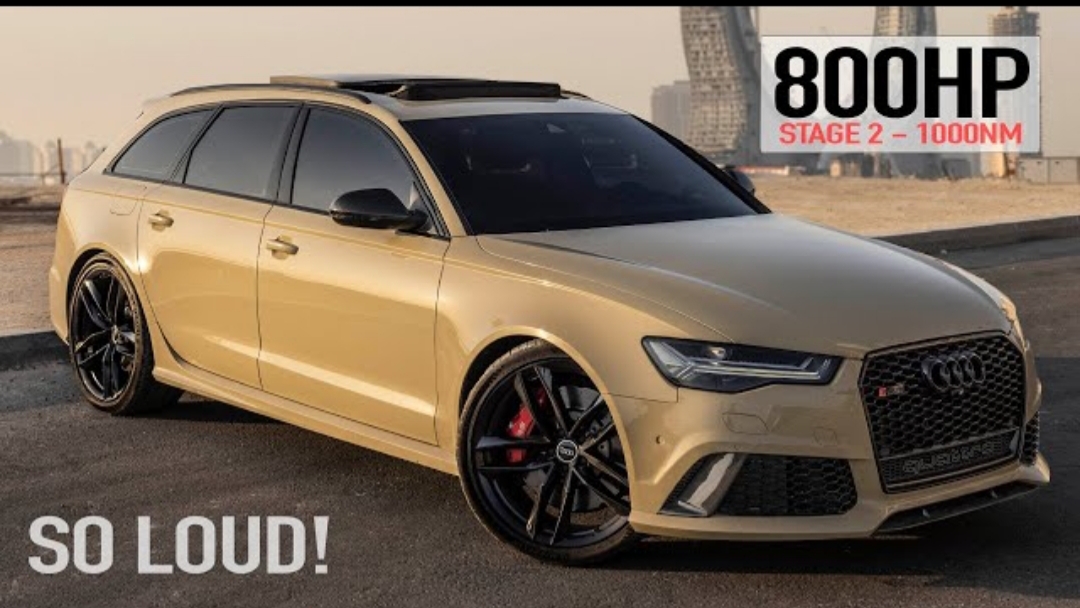 800HP/1000NM LOUD & INSANE AUDI RS6 PERFORMANCE STAGE 2 - LOUDEST RS6 ...