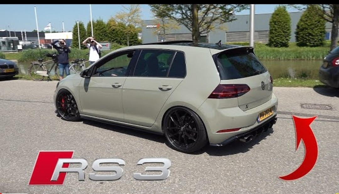 800HP VW Golf 7.5 R with RS3 2.5L TFSI Engine - REVS & ACCELERATION SOUNDS!
