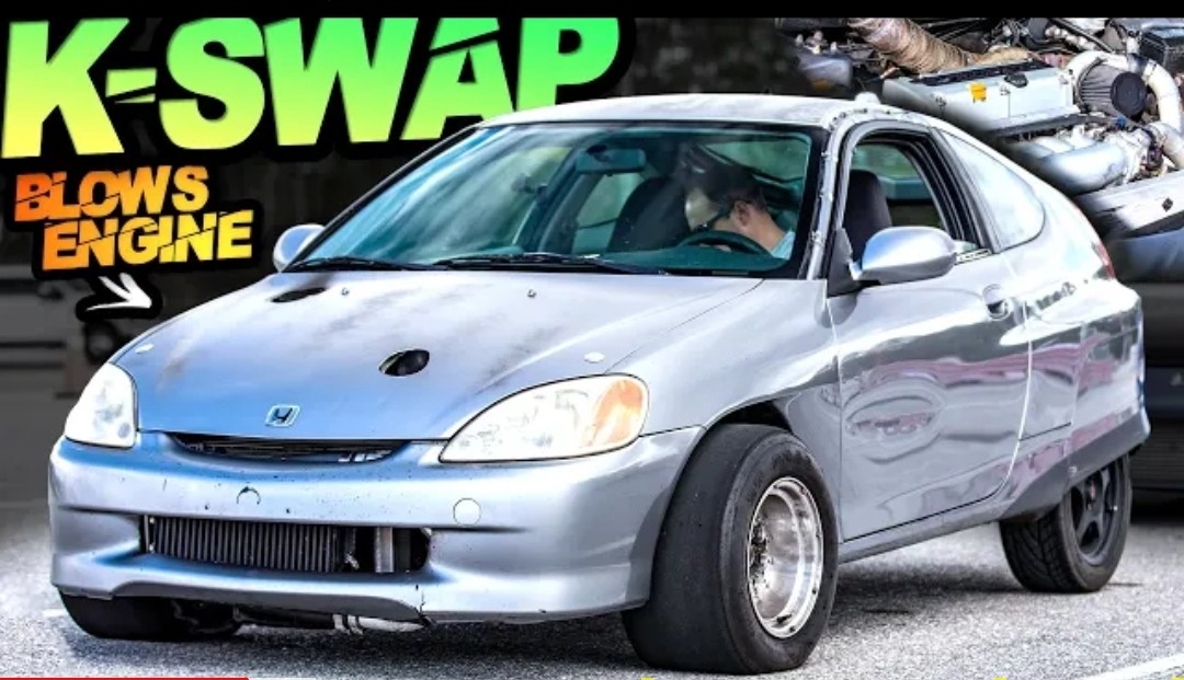 K-swap Honda Insight Blows Engine vs 8 Second DSM + 1100cc Ducati ...