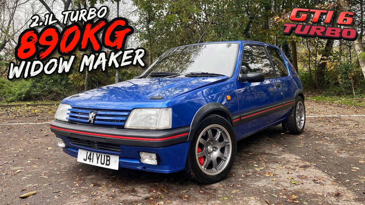 This 2.1L STROKER 315BHP 205 GTI TURBO is TERRIFYING on BOOST - Turbo ...