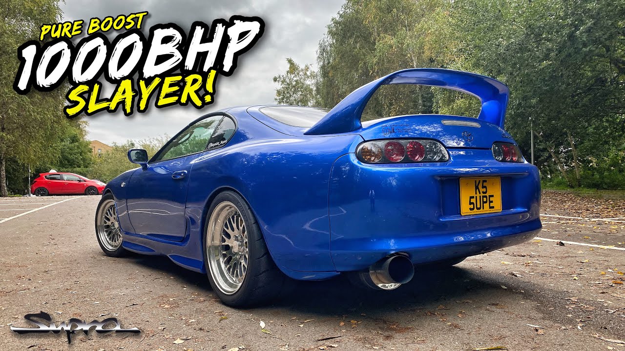 This DEADLY BIG TURBO 1000BHP TOYOTA SUPRA is a BOOST MANIAC