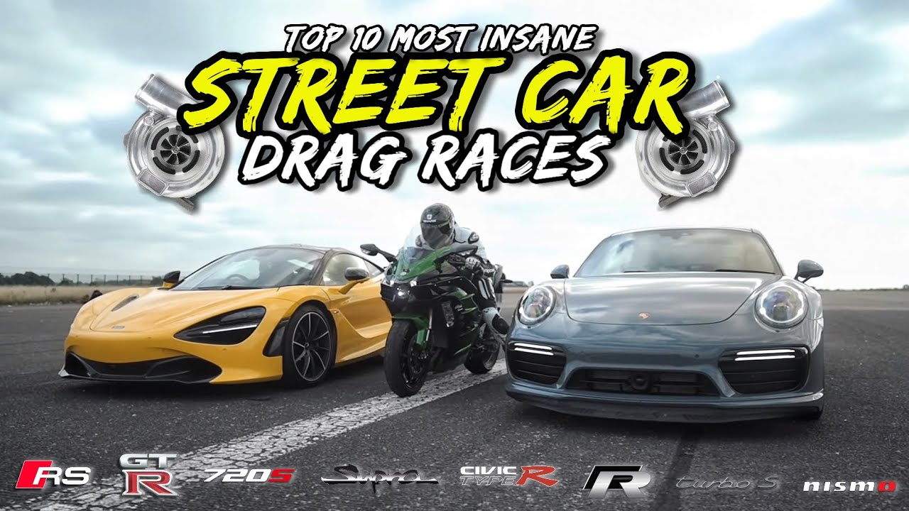 The TOP 10 Most LEGENDARY TUNED STREET CAR Drag Races - Turbo and Stance