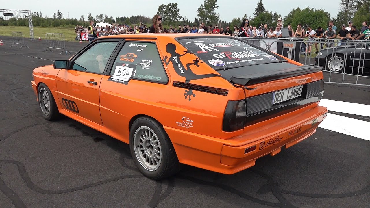700HP Audi UrQUATTRO 5-Cylinder TURBO MONSTER - Launches, Drag Racing ...