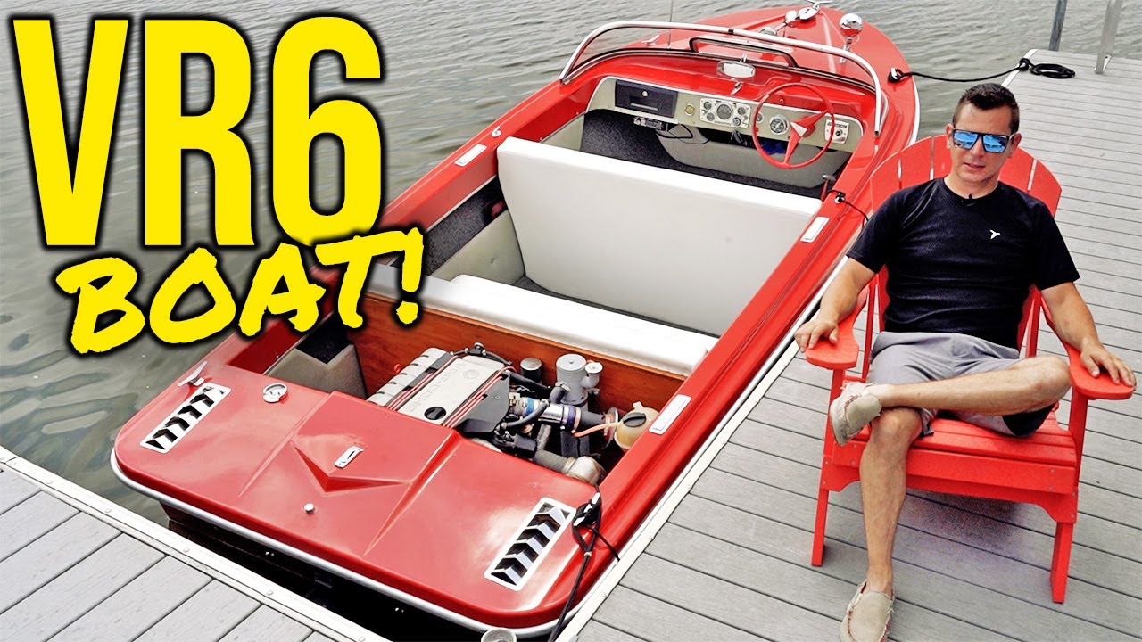 Can you put a (VR6) Car Engine in a Boat? - Turbo and Stance