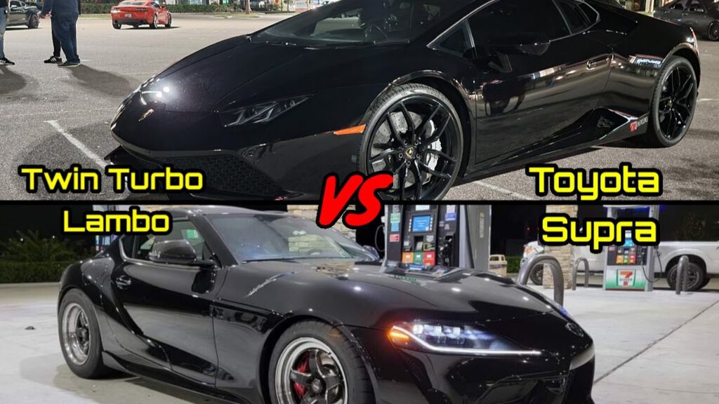 twin turbo lambo Supra - Turbo and Stance