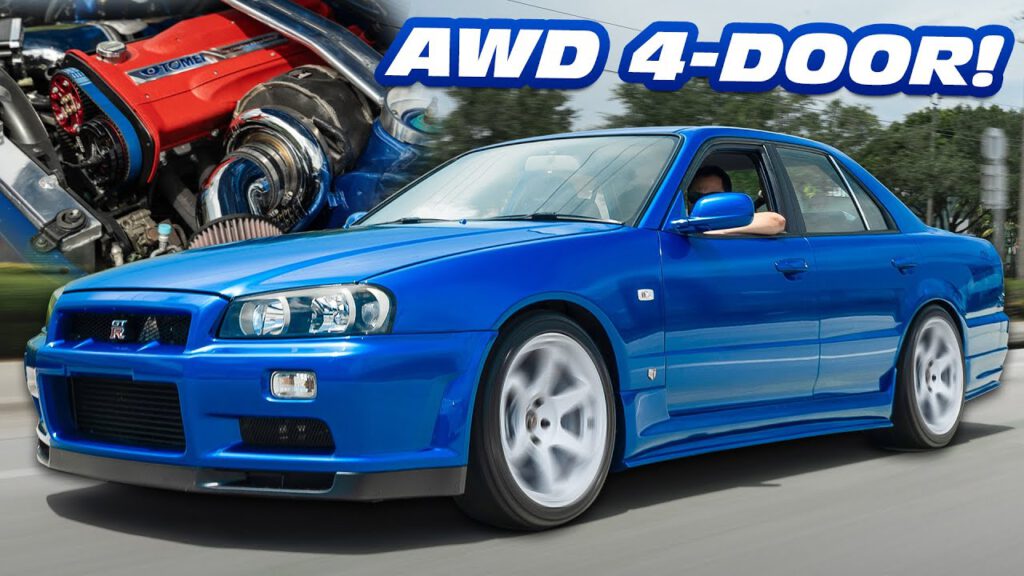 4 door awd skyline R34 - Turbo and Stance