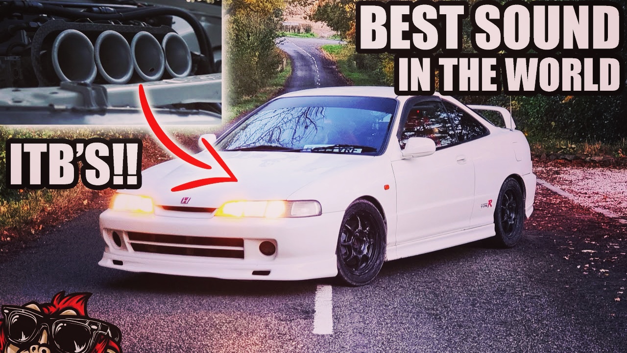 HONDA INTEGRA TYPE R ON ITB'S - SOUNDS INCREDIBLE - Turbo and Stance