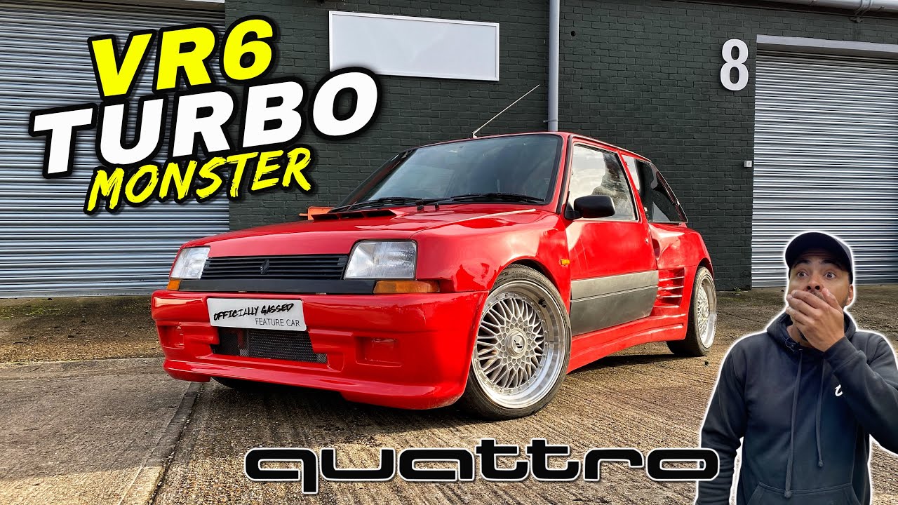 THE *QUATTRO 4WD* VR6 TURBO RENAULT 5 FROM HELL.. - Turbo and Stance