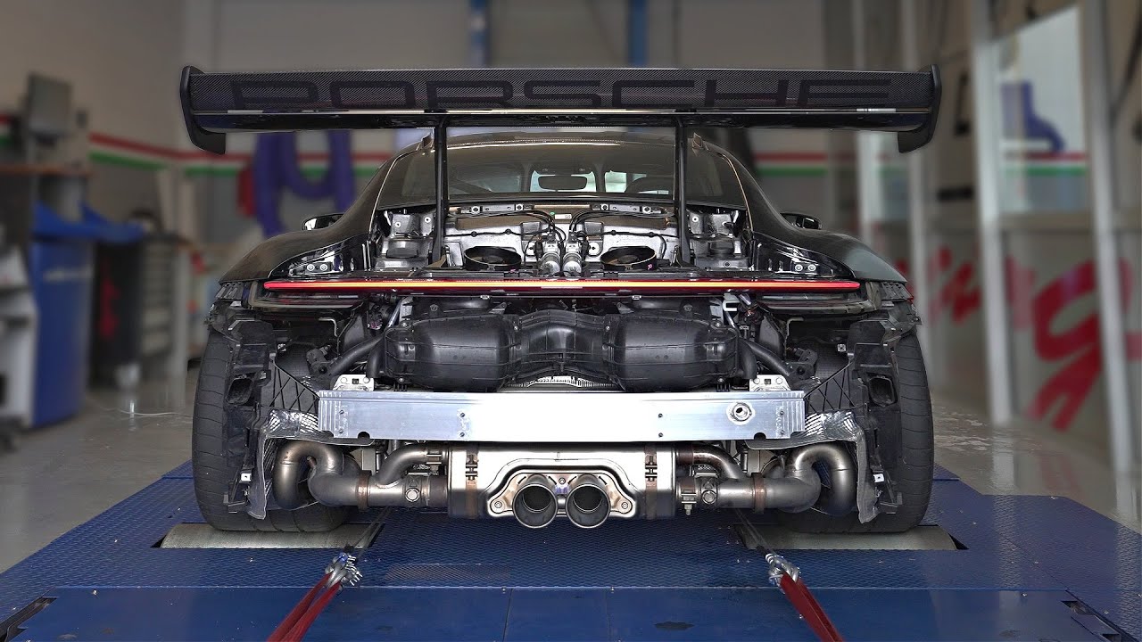 15min of PURE Porsche 911 GT3 9000RPM SOUND on DYNO | 992 GT3 RS, 991 ...