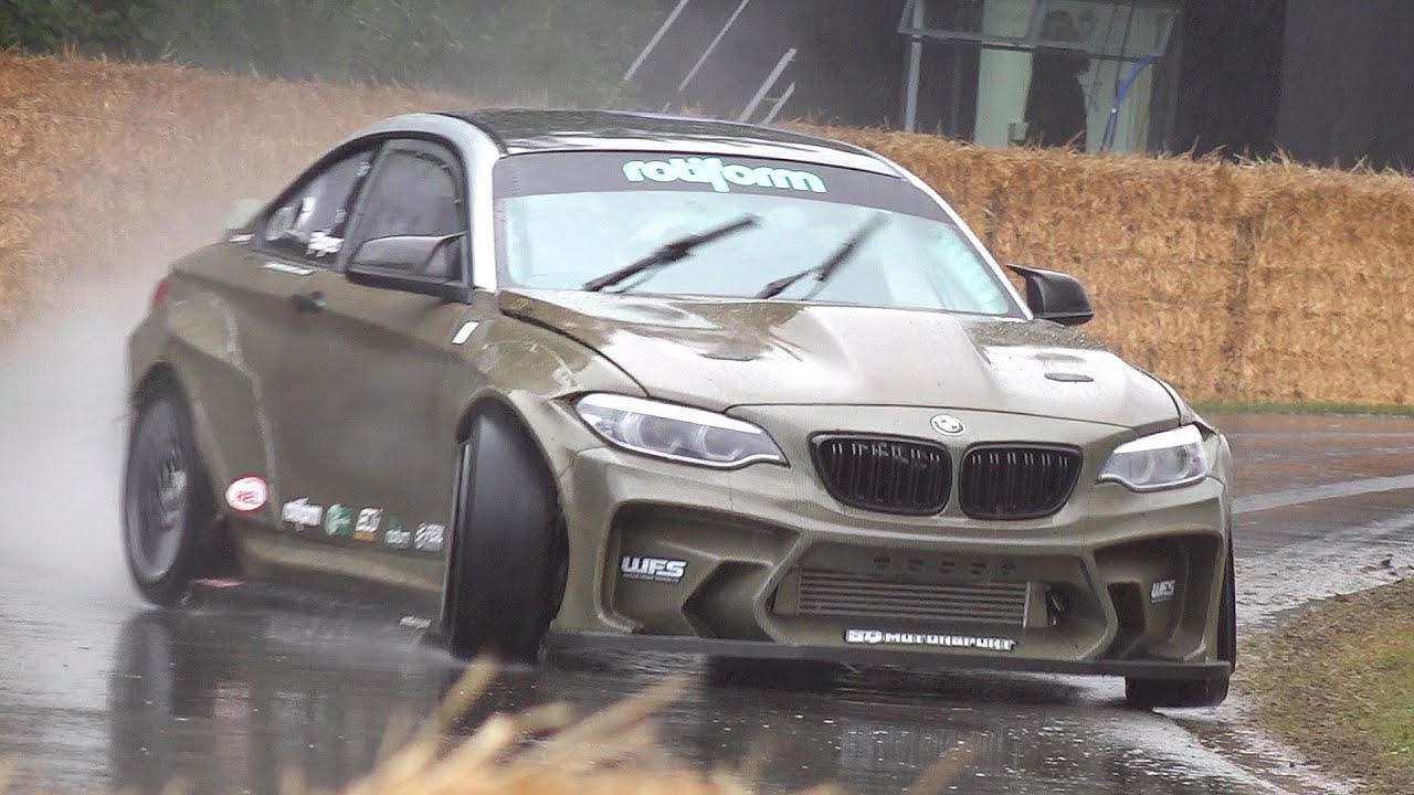 1000HP 2JZ BMW F22 HGK EUROFIGHTER DRIFT CAR - DRIFTING AT GOODWOOD ...