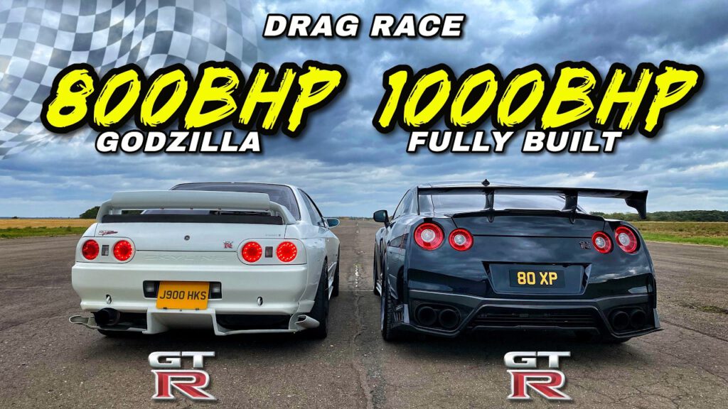 Godzilla R32 GT-R vs R35 - Turbo and Stance