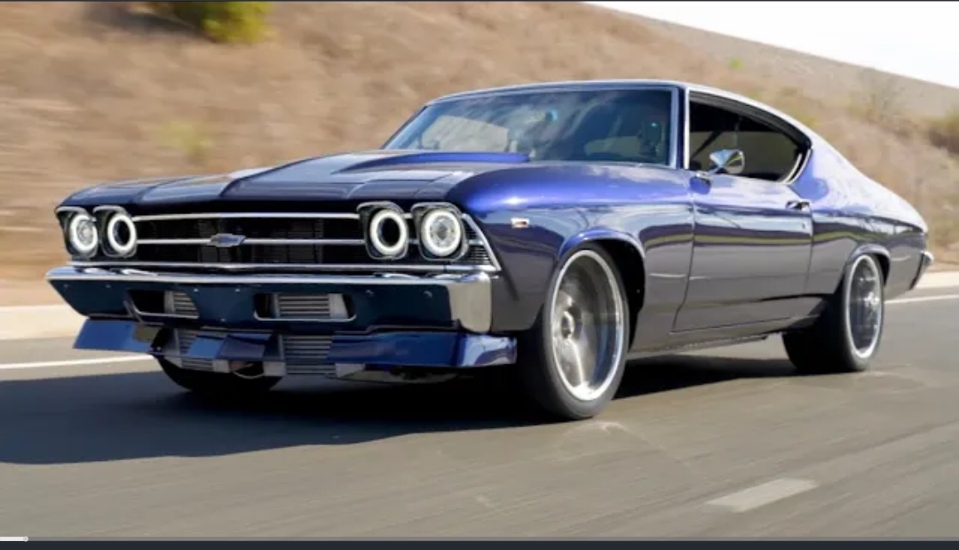 1600HP Twin Turbo Chevelle Restomod [4K] - Turbo and Stance