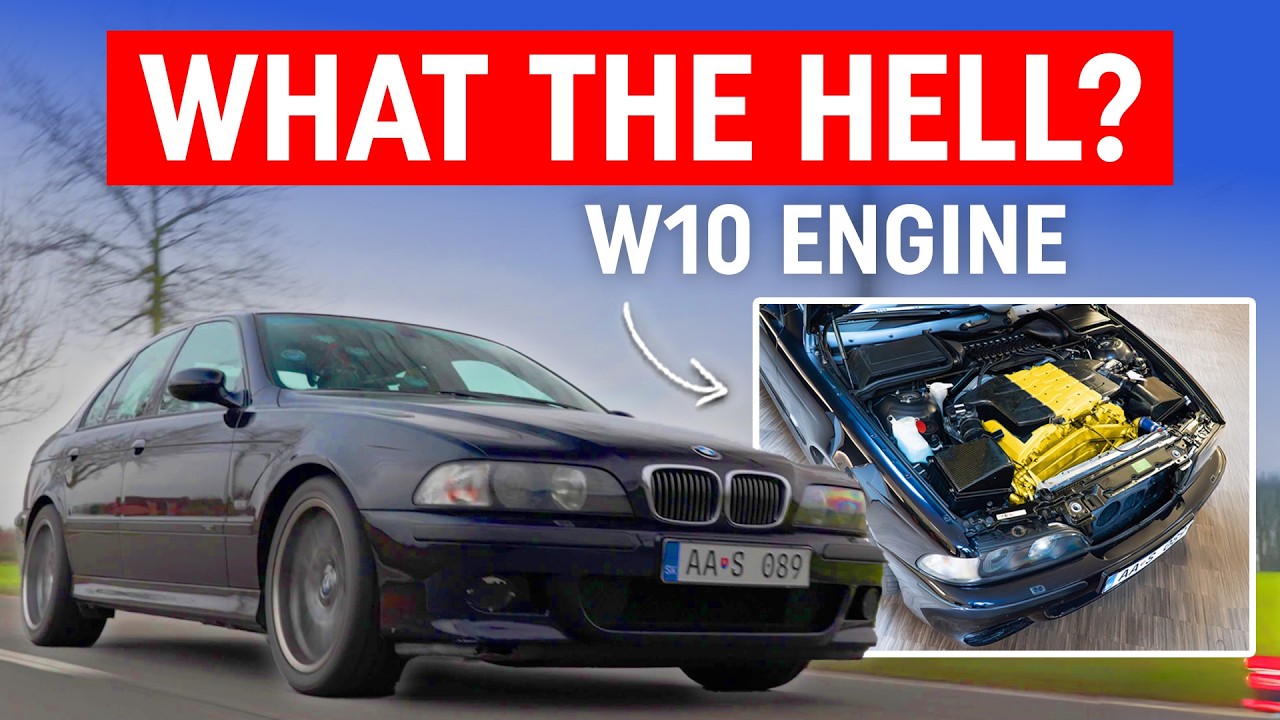 Why Did Volkswagen Put a 500bhp W10 Engine In This BMW M5?! (These Guys ...