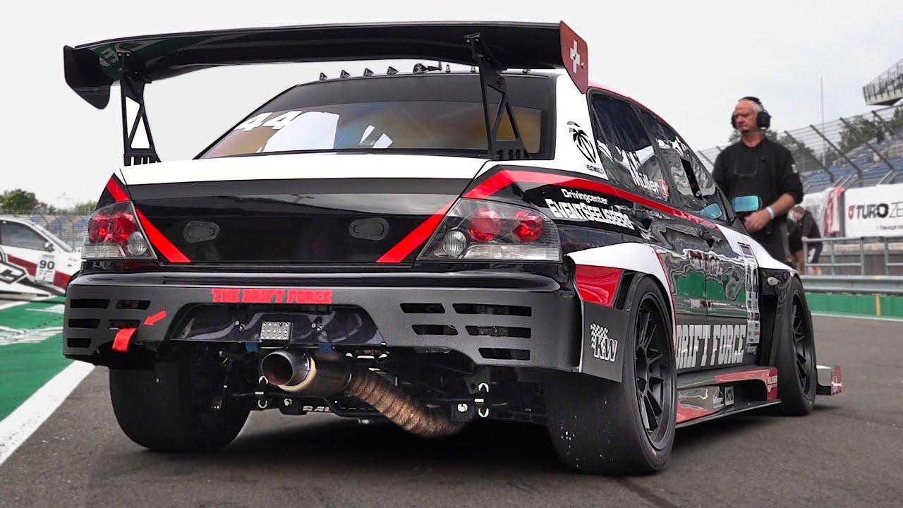 Onboard a 650awhp Mitsubishi Lancer EVO 9 Time Attack build at ...