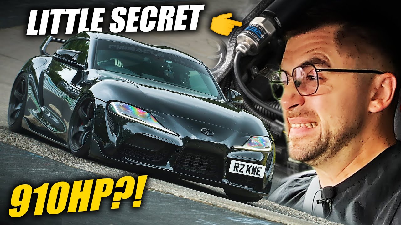 910HP Hybrid Turbo Toyota Supra on the Nürburgring - Turbo and Stance