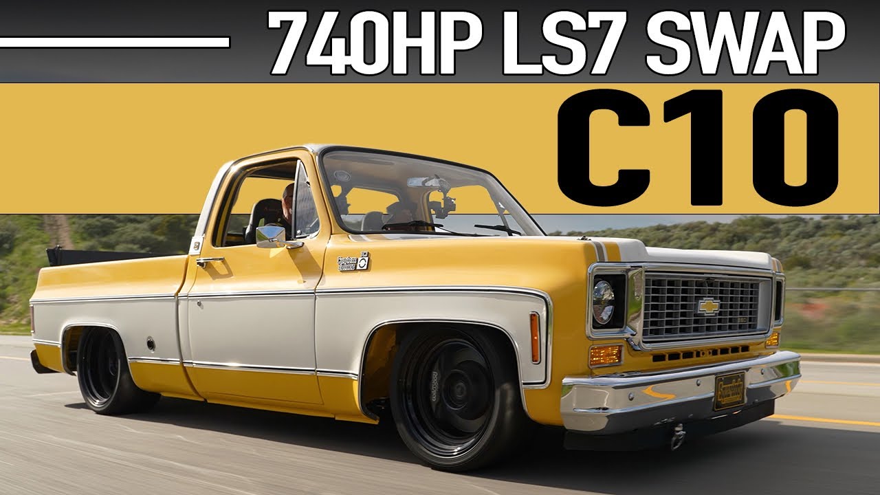 740HP ALL-MOTOR Chevy C10 With Sequential Gearbox! | Brutal Squarebody ...